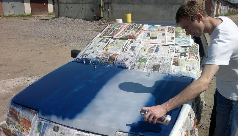 Аэрозольная краска для автомобиля | Cпецтехника